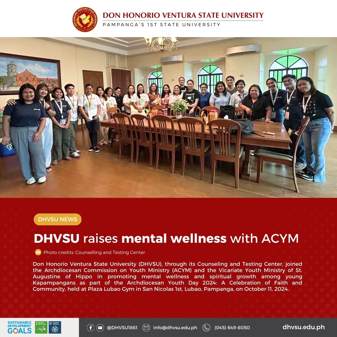 DHVSU raises mental wellness with ACYM
